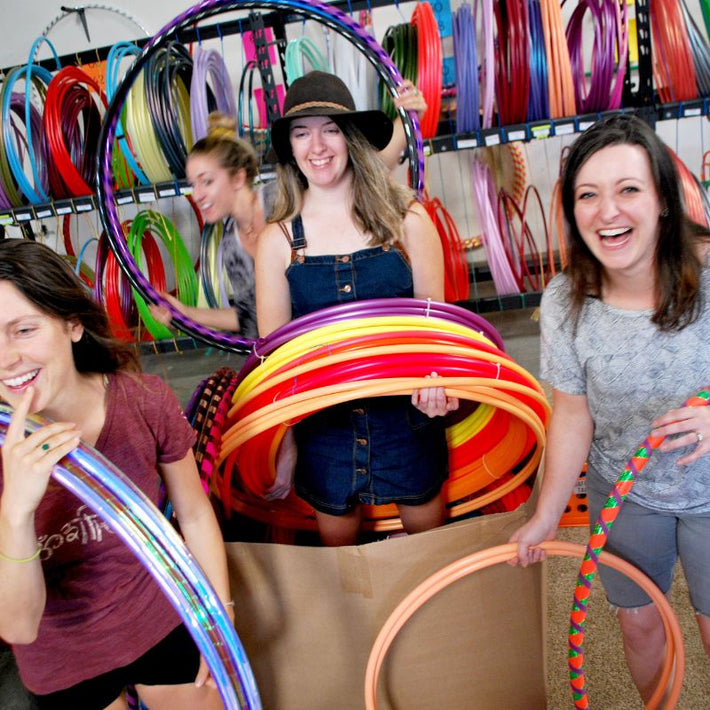 Beginner Hoops, Fitness, Weighted and Polypro Hoops – The Spinsterz