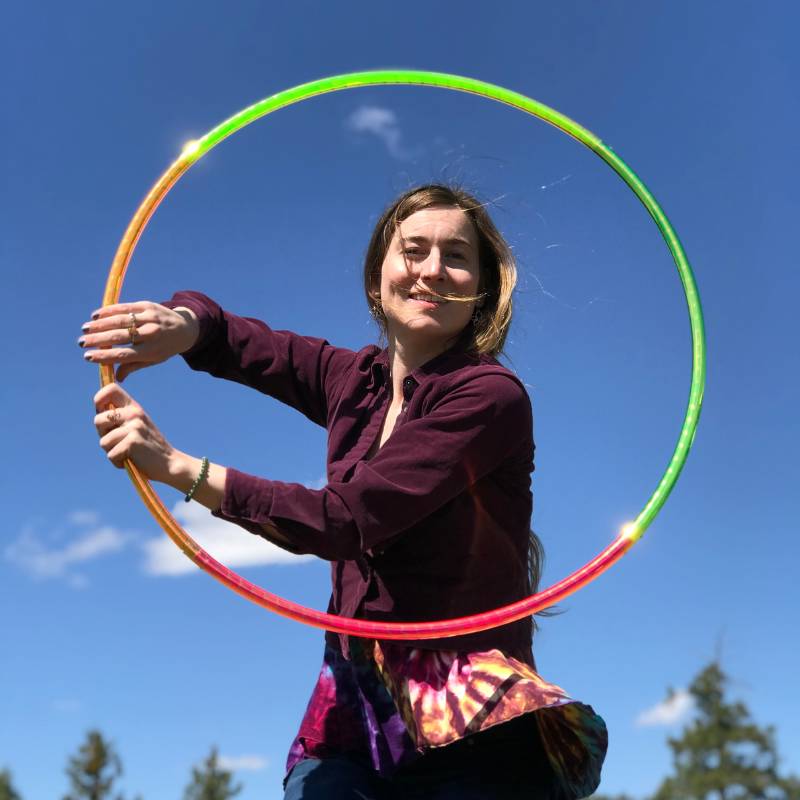 Brilliant Mermaid Color Morphing Polypro Hoop – The Spinsterz