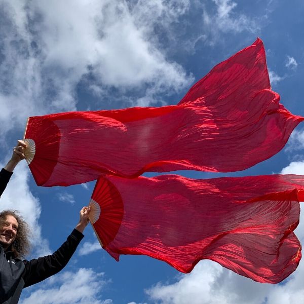 Silk Fans for Flow and Dance – The Spinsterz